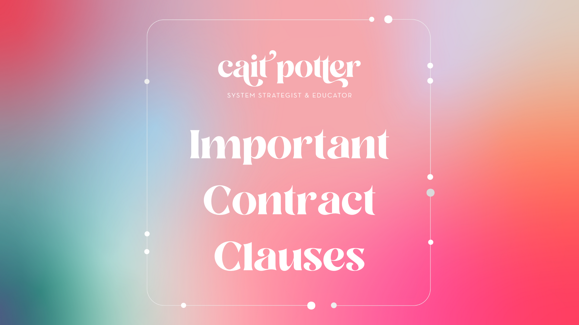 Contract For System Strategists Protect Yourself Before You Wreck